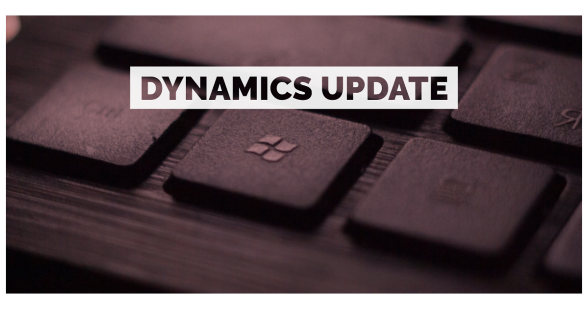 Microsoft Dynamics Update | Data8 Blogs